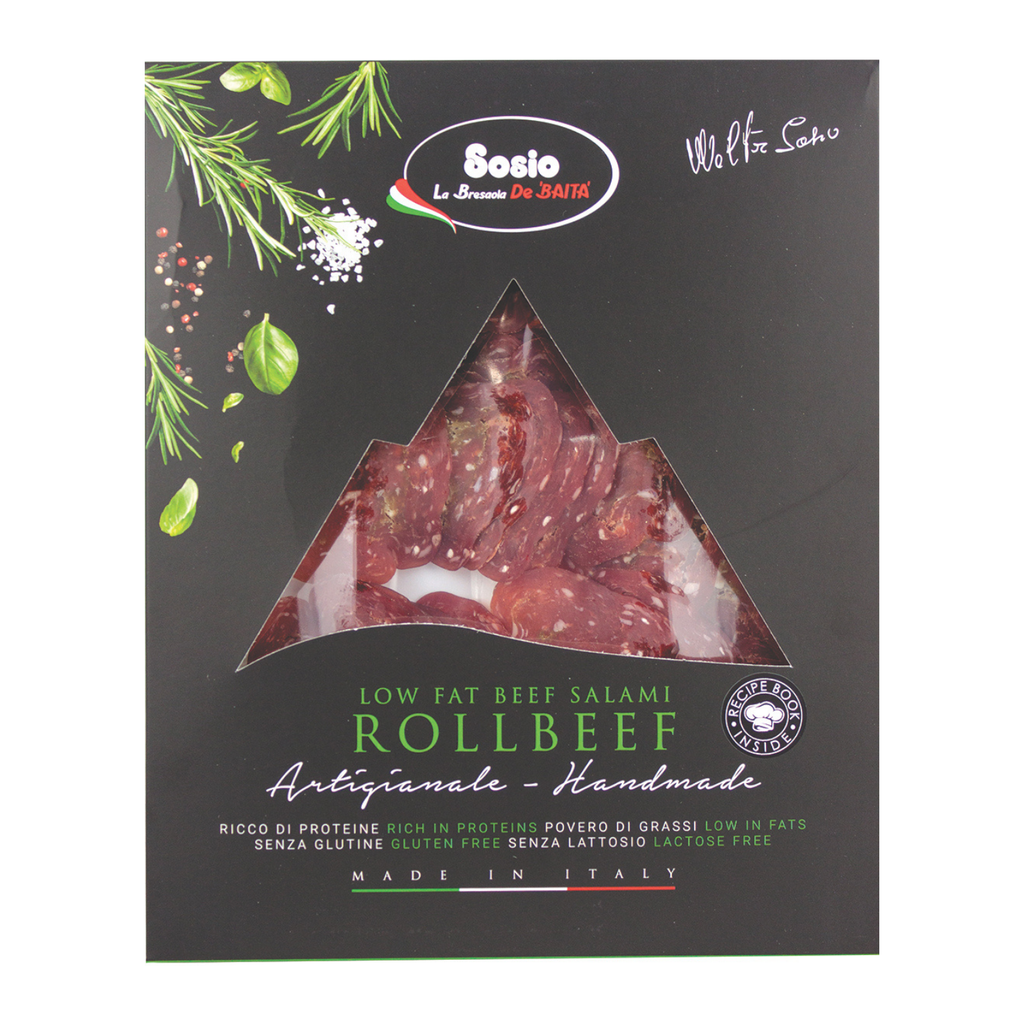 Sosio Beef Salami - 80 G – Greenhouse Foodstuff Trading L.L.C